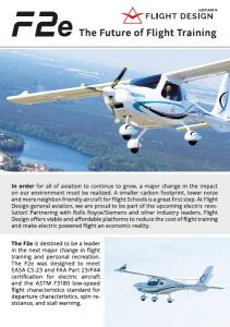 BROCHURES AND SPECIFICATIONS - FLIGHT DESIGN